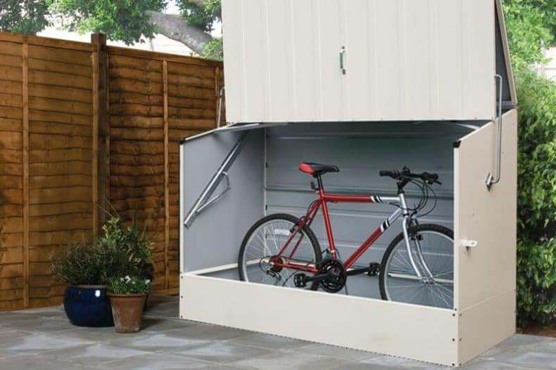 Garaj din lemn - variantă de depozitare pentru bicicleta ta » Stejar Masiv